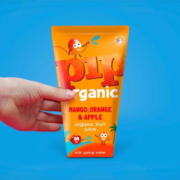 Mango, Orange & Apple Fruit Juice with Spring Water | Pip Organic